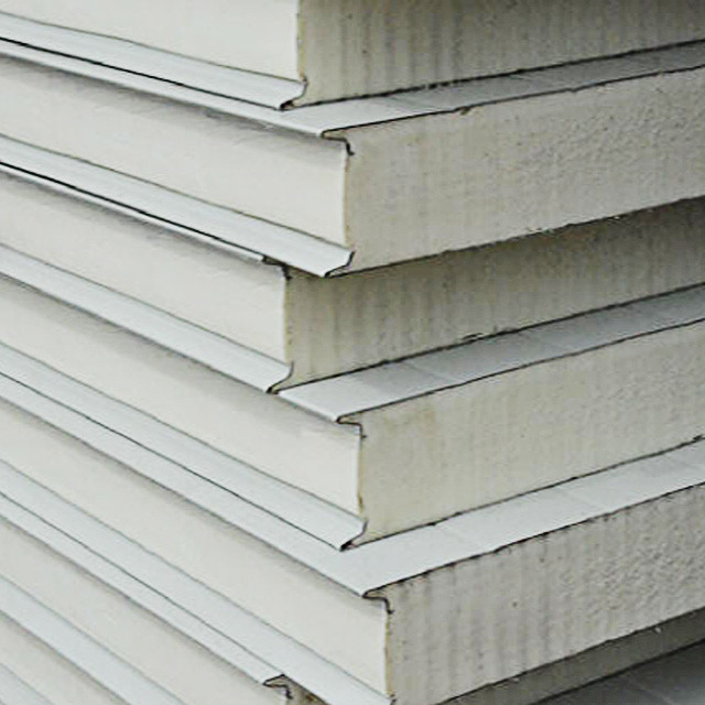 50mm Fire Retardant PU Sandwich Panels With Polyurethane Foam